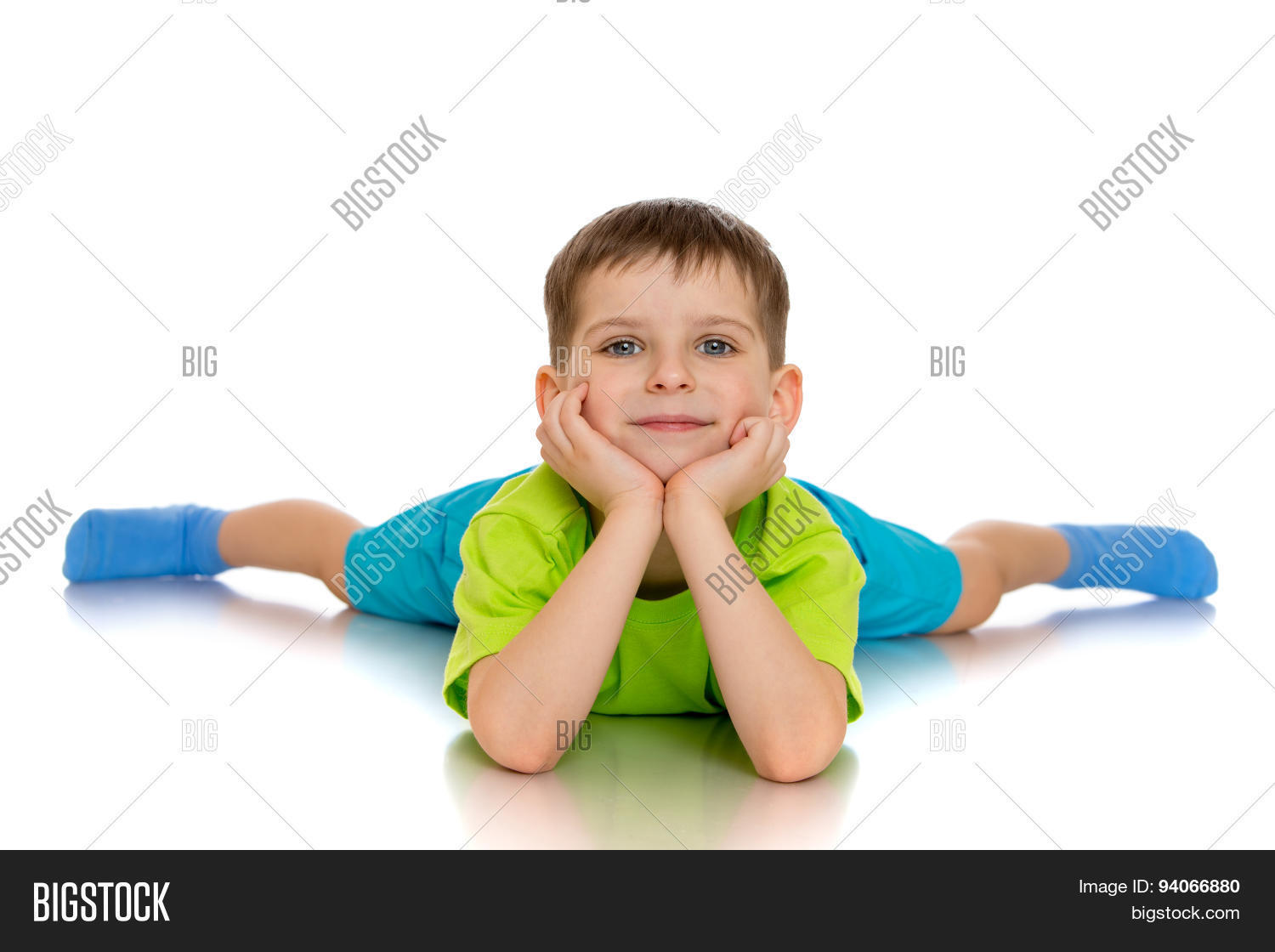 Little Boy Lies On Image & Photo (Free Trial) | Bigstock