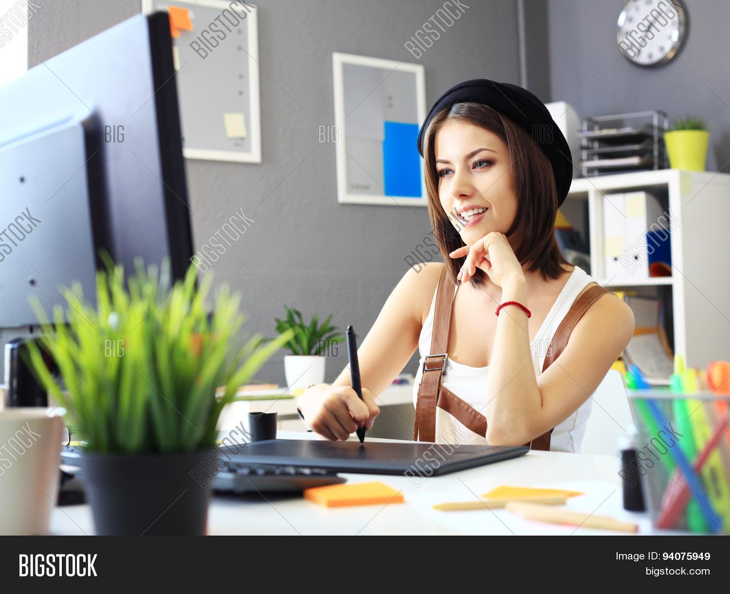 Young Female Designer Image & Photo (Free Trial) | Bigstock