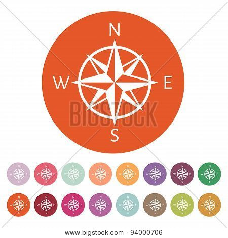 Compass Icon. Vector & Photo (Free Trial) | Bigstock