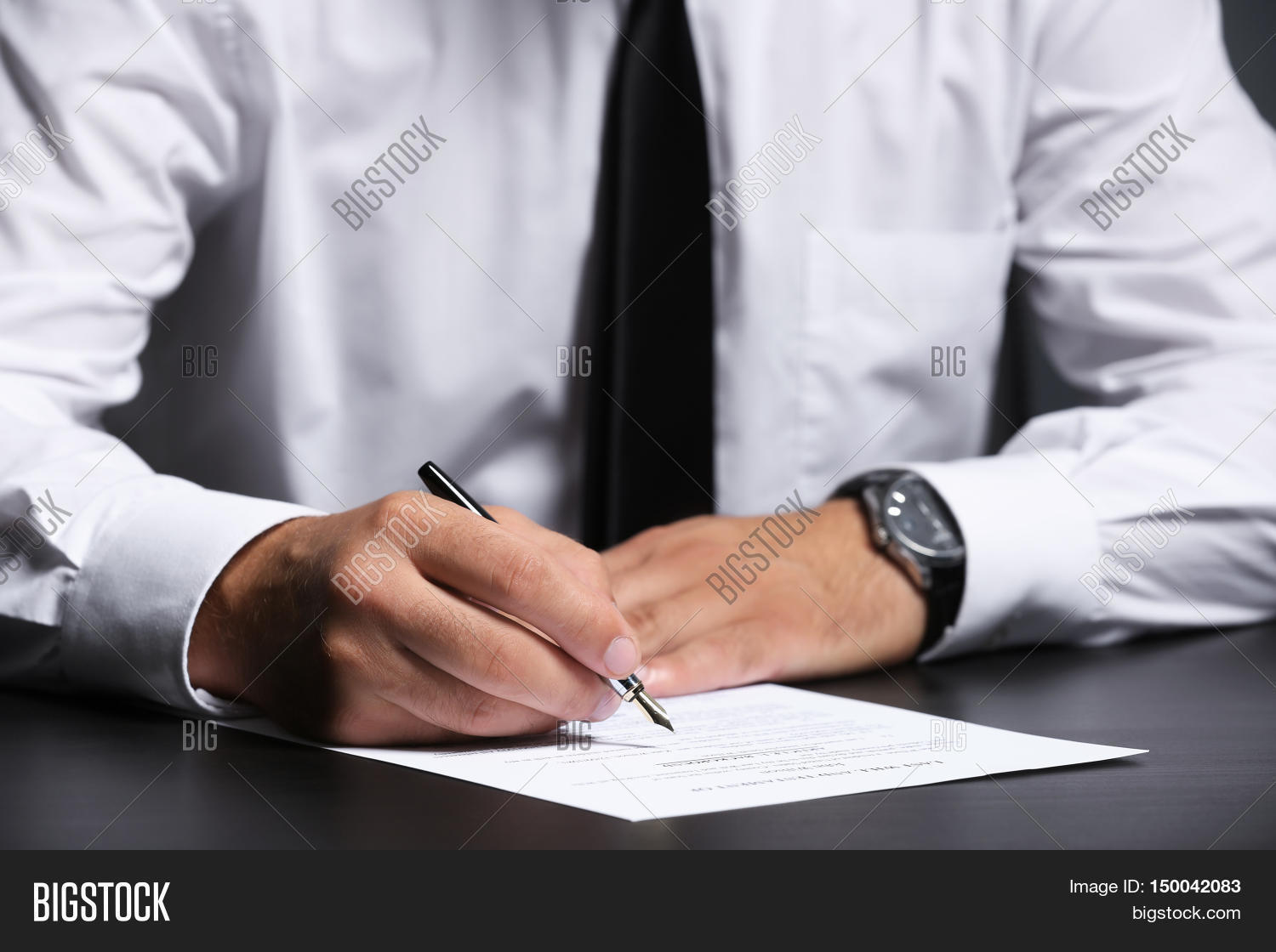 Man Signing Last Will Image & Photo (Free Trial) | Bigstock
