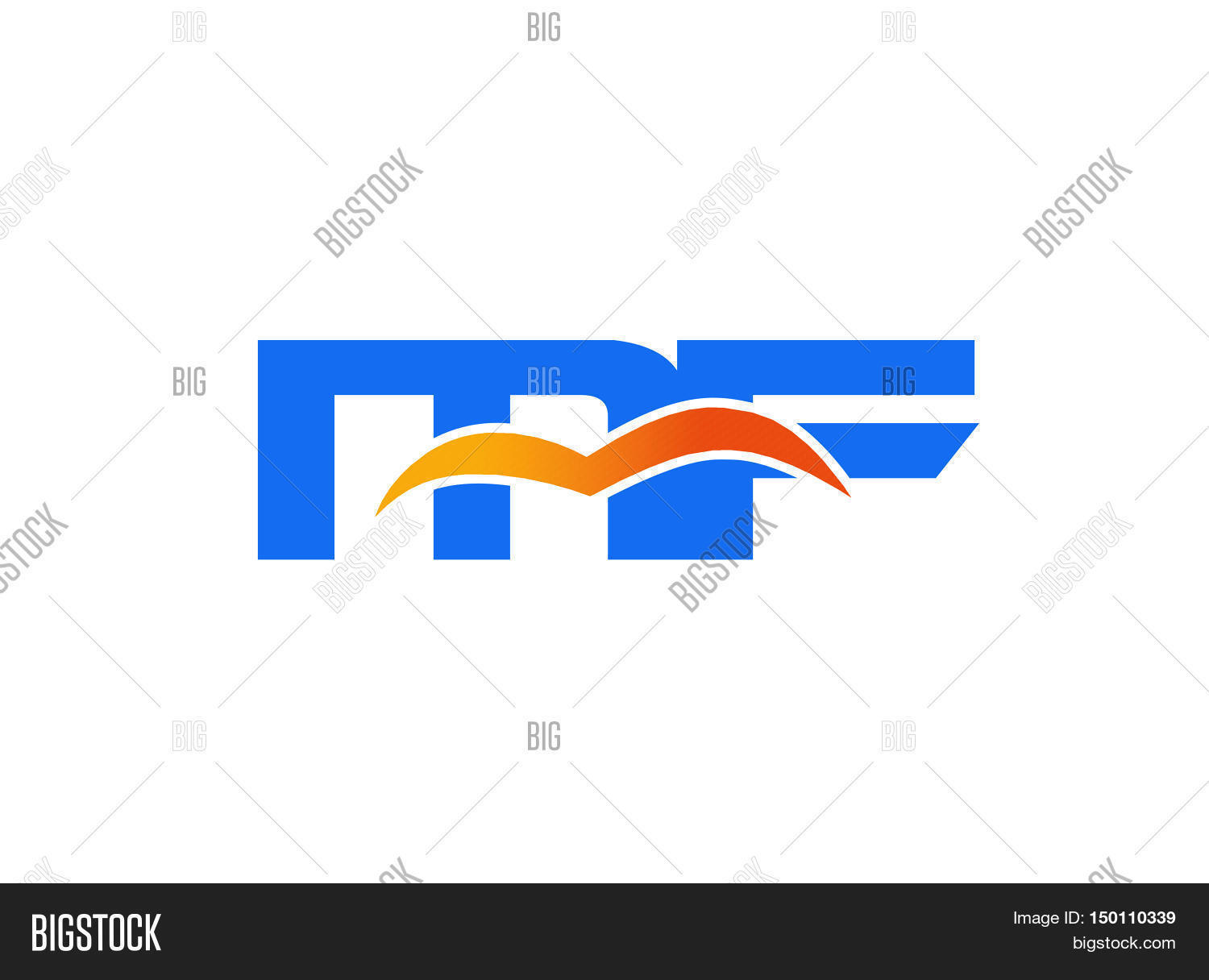 MF Logo. Vector Vector & Photo (Free Trial) | Bigstock