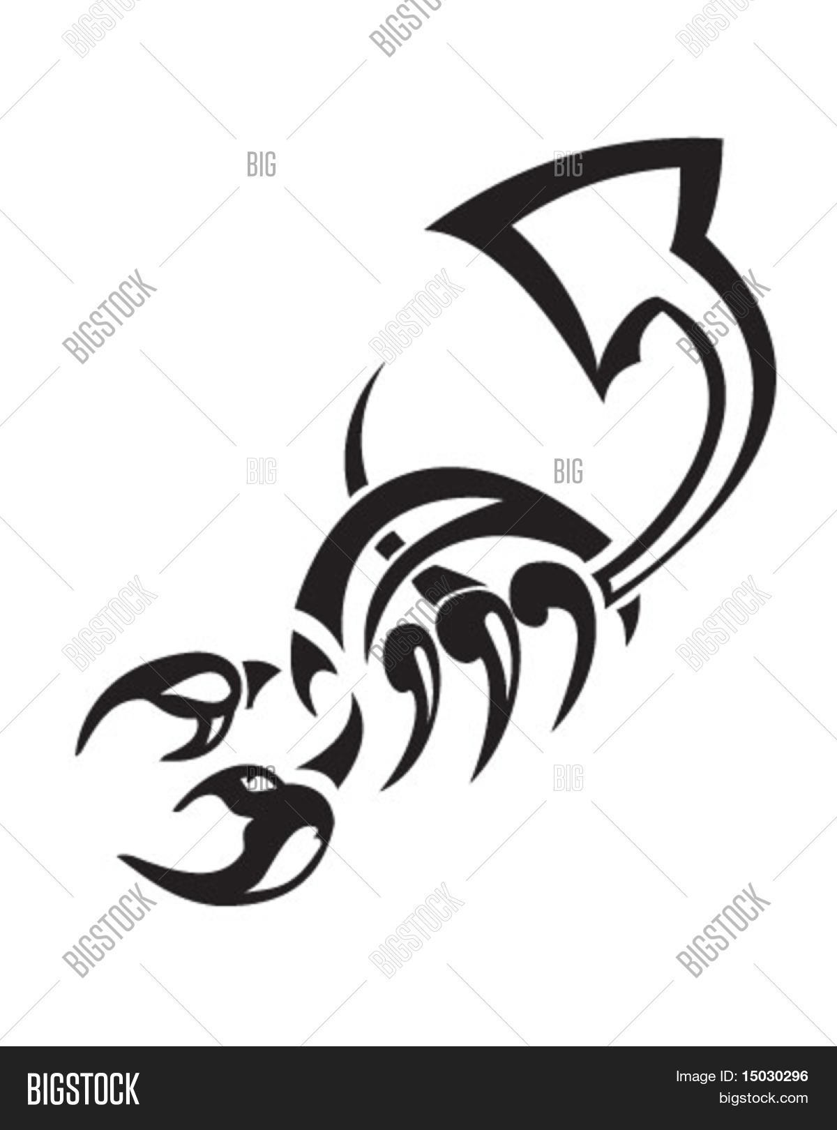 Tribal Scorpion Vector & Photo (Free Trial) | Bigstock