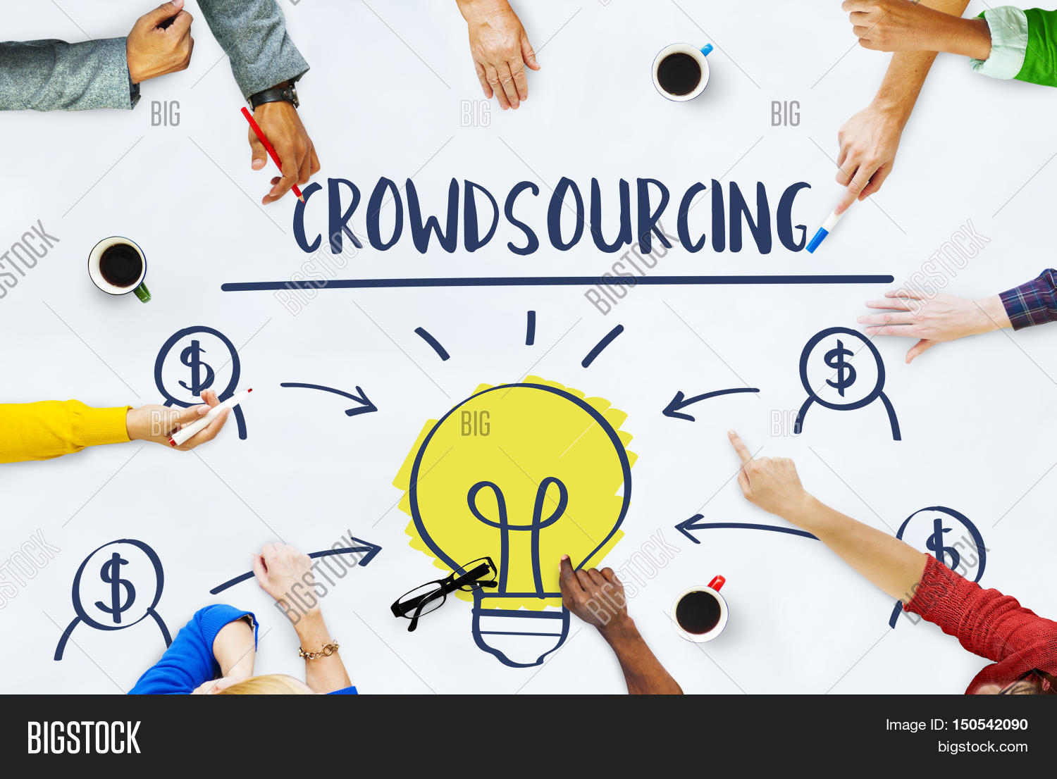 Crowdsourcing Image & Photo (Free Trial) | Bigstock