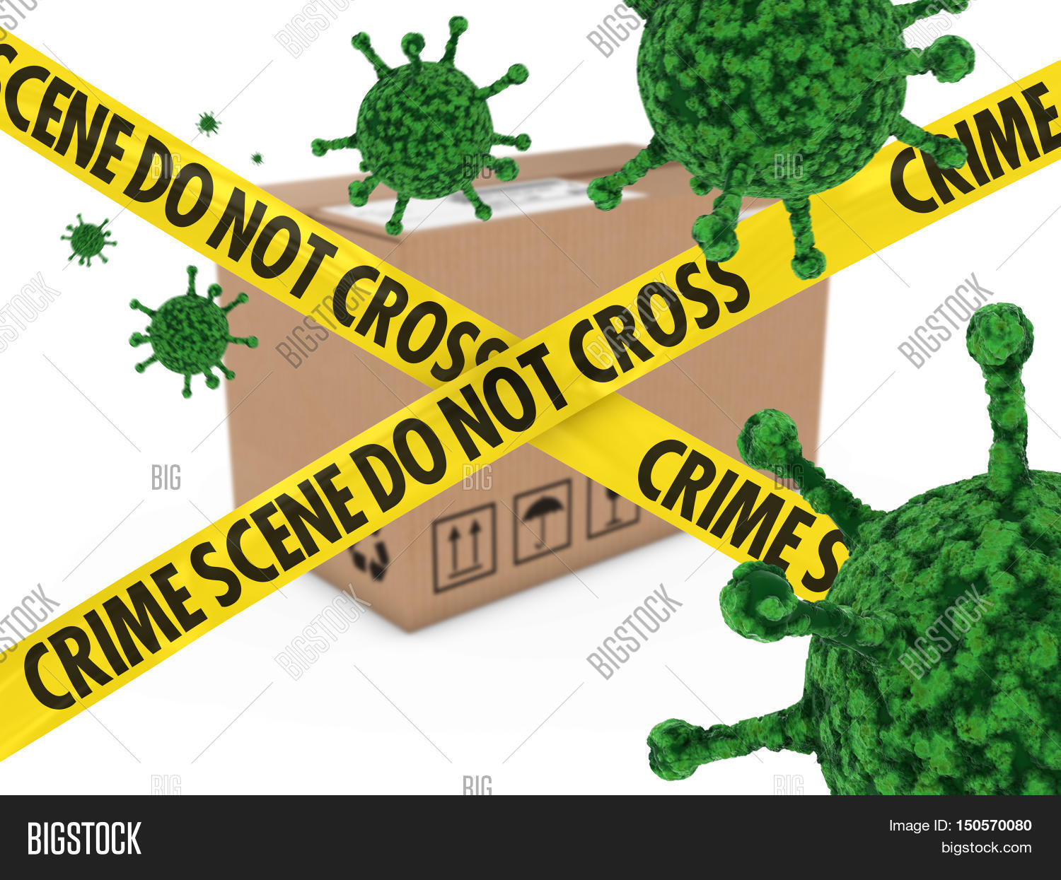 Virus Infected Package Image & Photo (Free Trial) | Bigstock