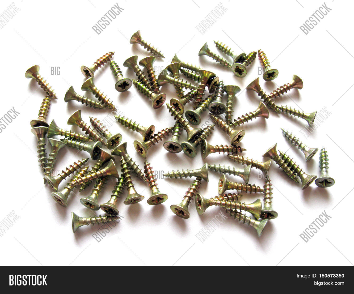 Screws Isolated On Image & Photo (Free Trial) | Bigstock
