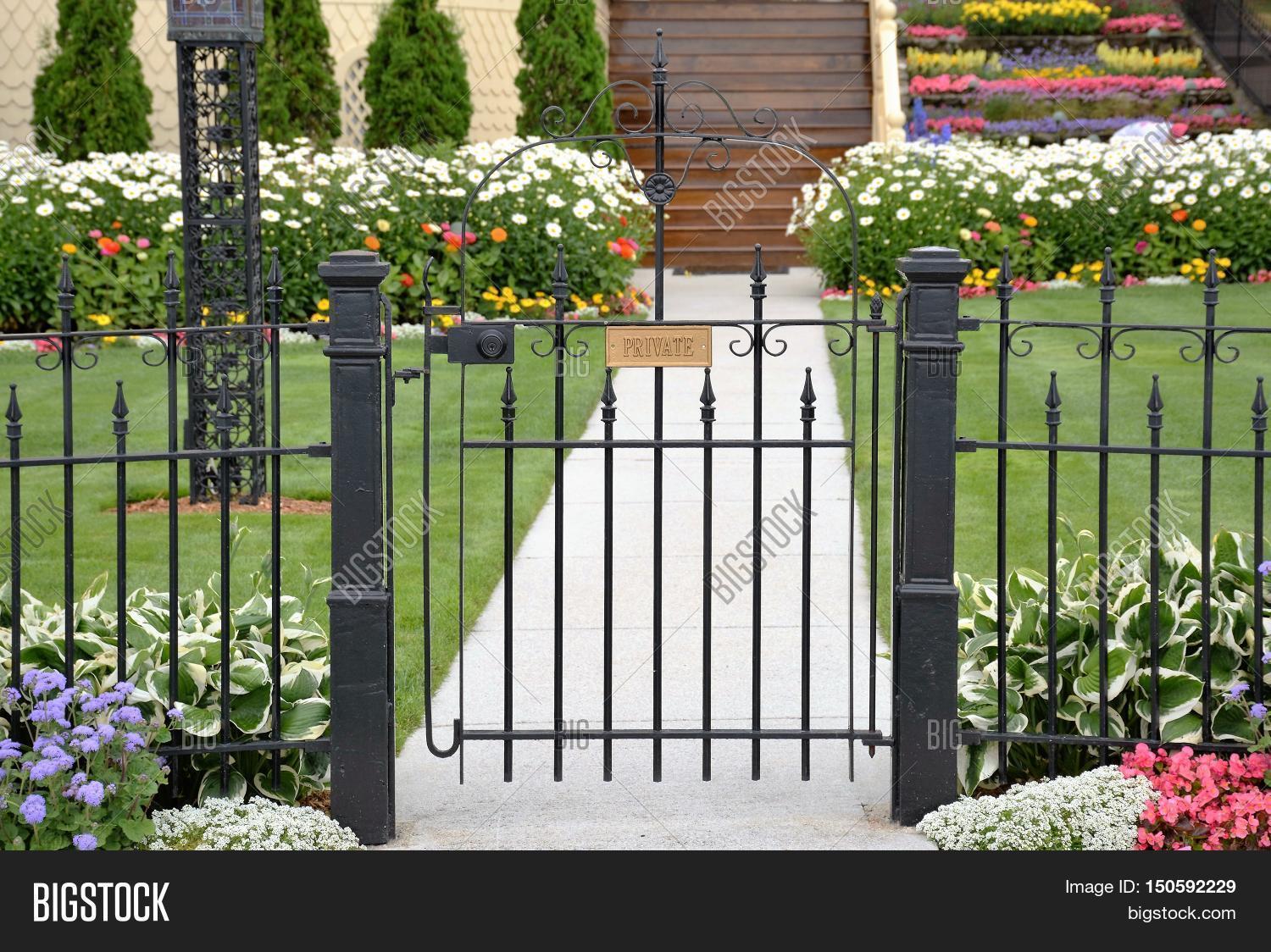 Cast Iron Gate Keeps Image & Photo (Free Trial) | Bigstock