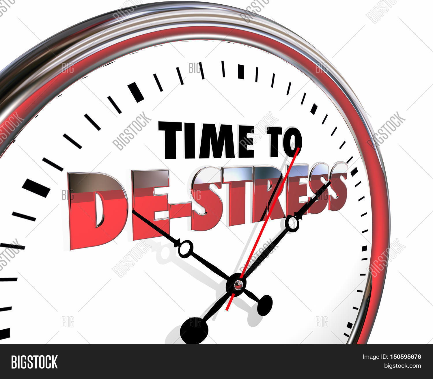Time De-Stress Clock Image & Photo (Free Trial) | Bigstock