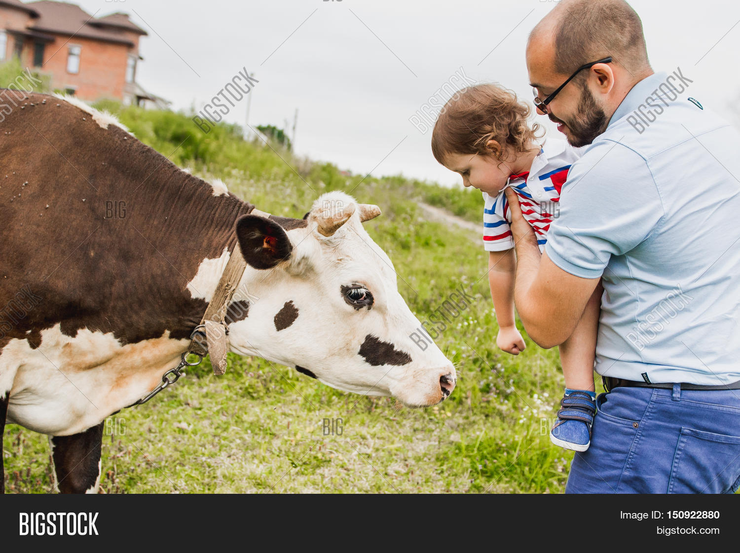 Happy Child His Father Image & Photo (Free Trial) | Bigstock
