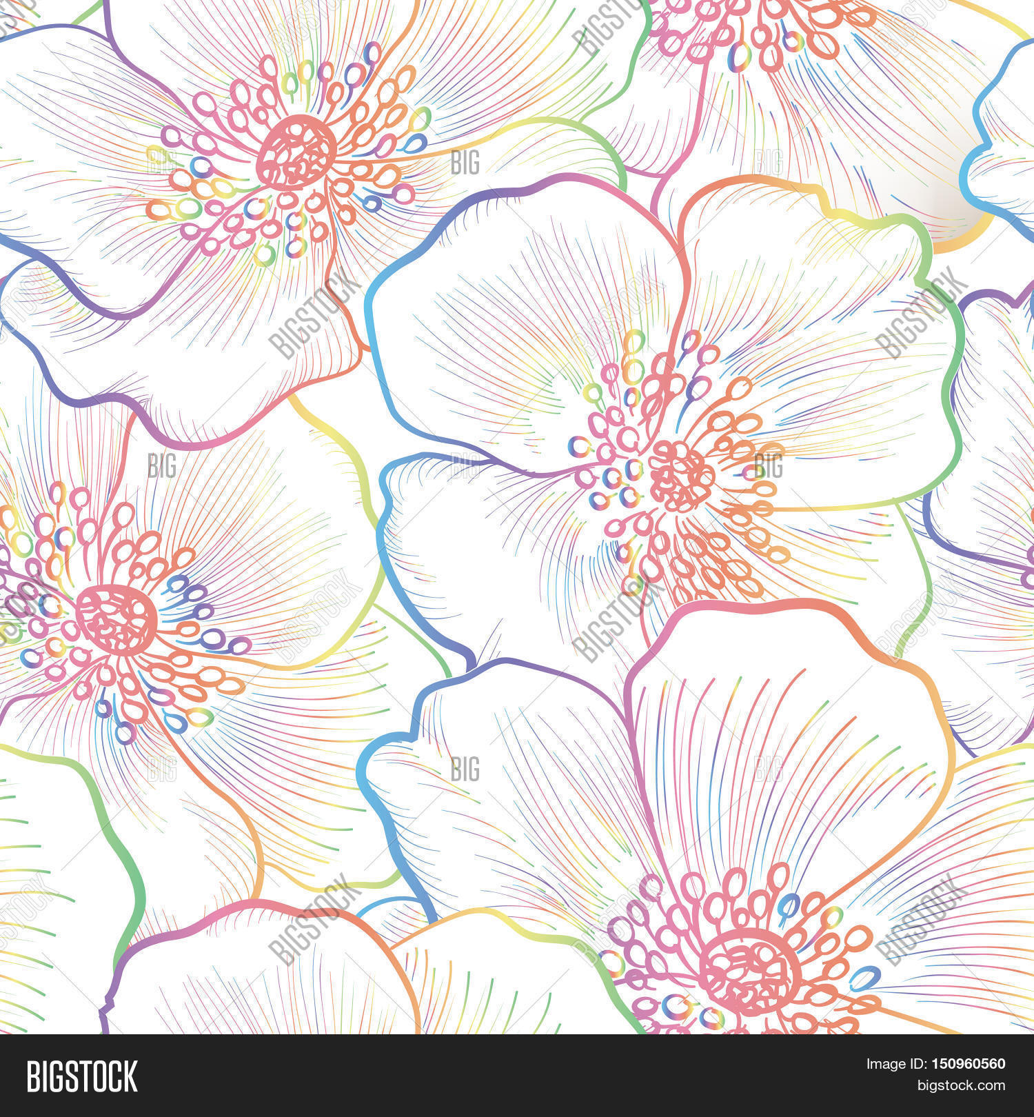 Floral Seamless Image & Photo (Free Trial) | Bigstock