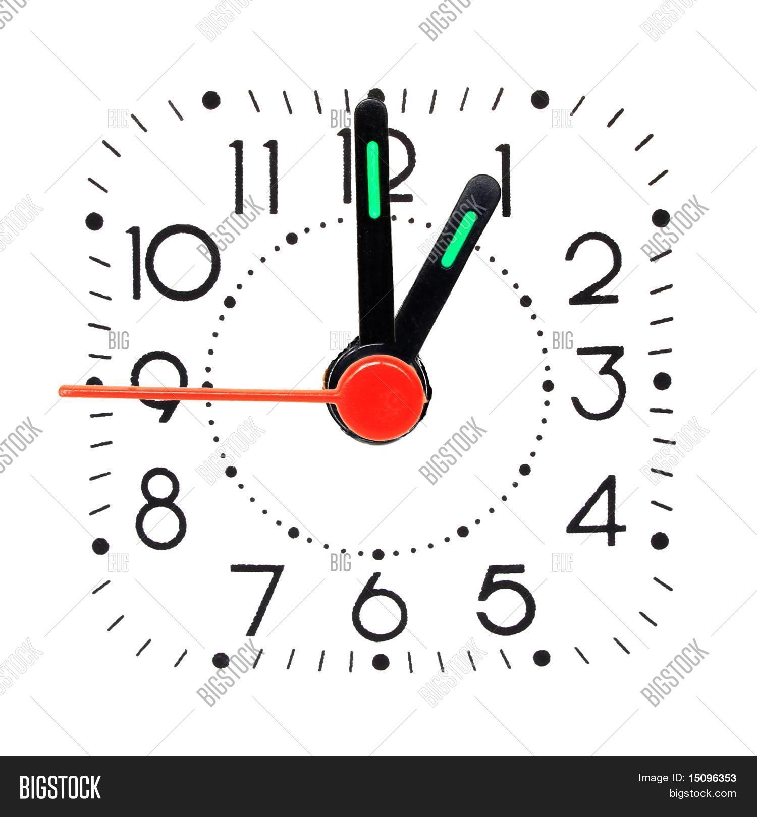 Clock Showing 1 O' Image & Photo (Free Trial) | Bigstock