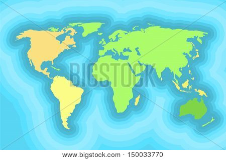 World Map Kids Vector & Photo (Free Trial) | Bigstock