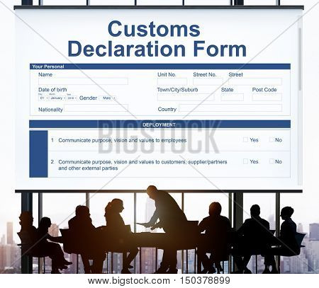 Customs Declaration Image & Photo (Free Trial) | Bigstock