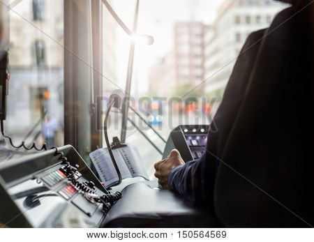 Inside Tram Driver Image & Photo (Free Trial) | Bigstock