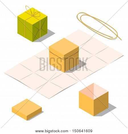 Opened Closed Present Vector & Photo (Free Trial) | Bigstock