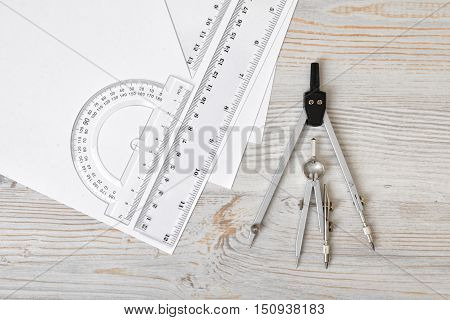 Layout Compass, Image & Photo (Free Trial) | Bigstock