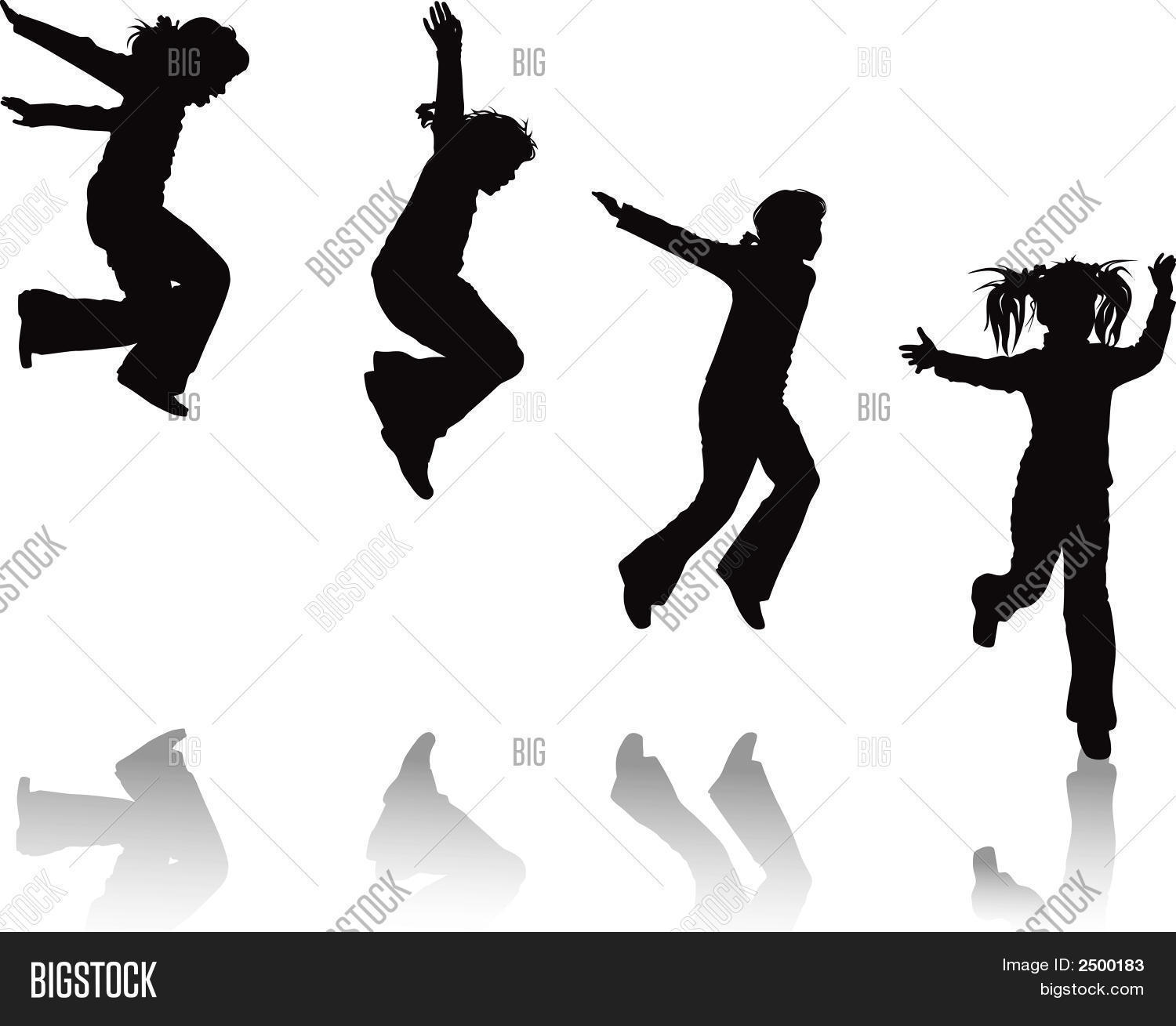 Silhouette Active Vector & Photo (Free Trial) | Bigstock