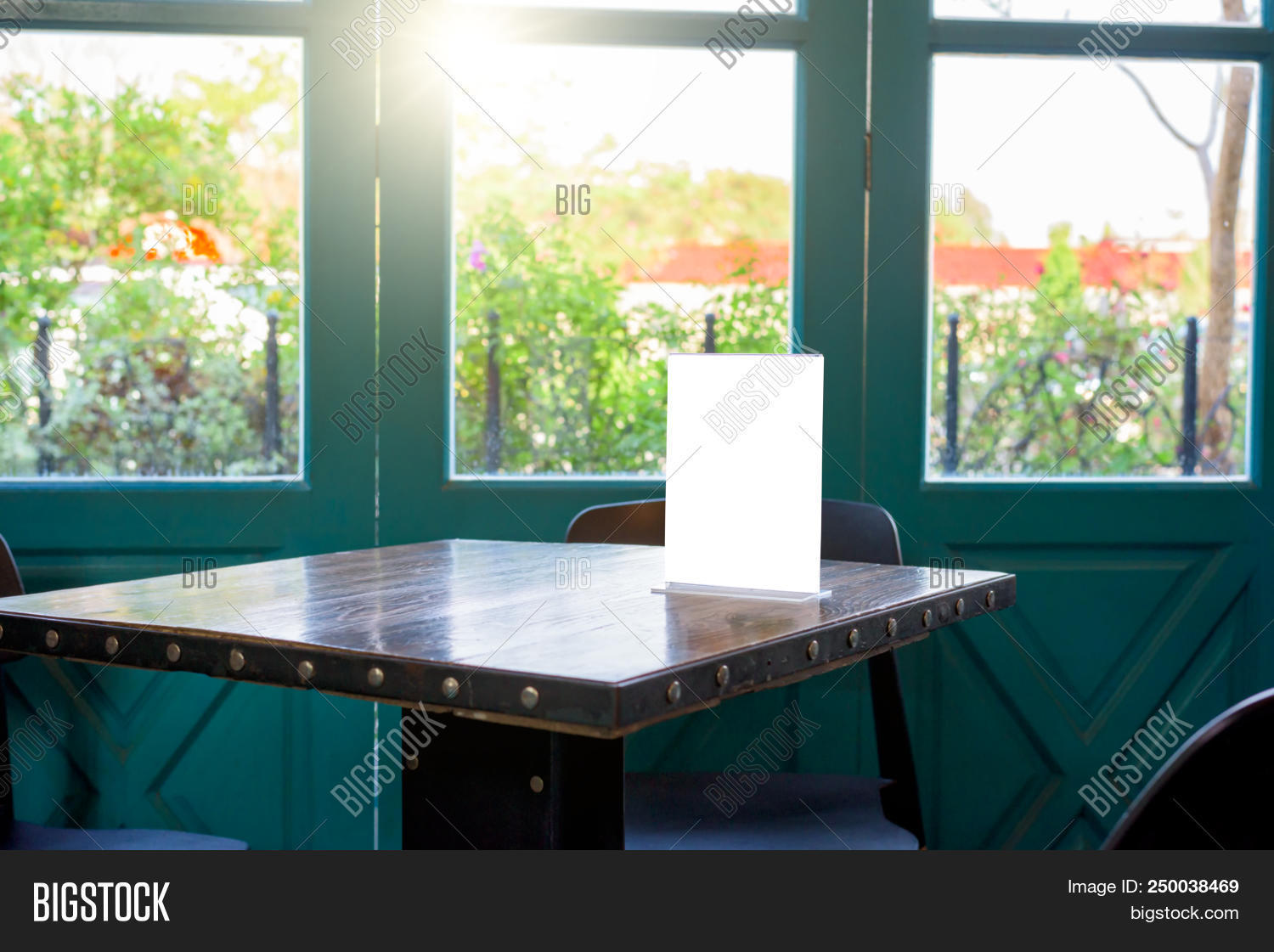 Table Tent On Wooden Image & Photo (Free Trial) | Bigstock