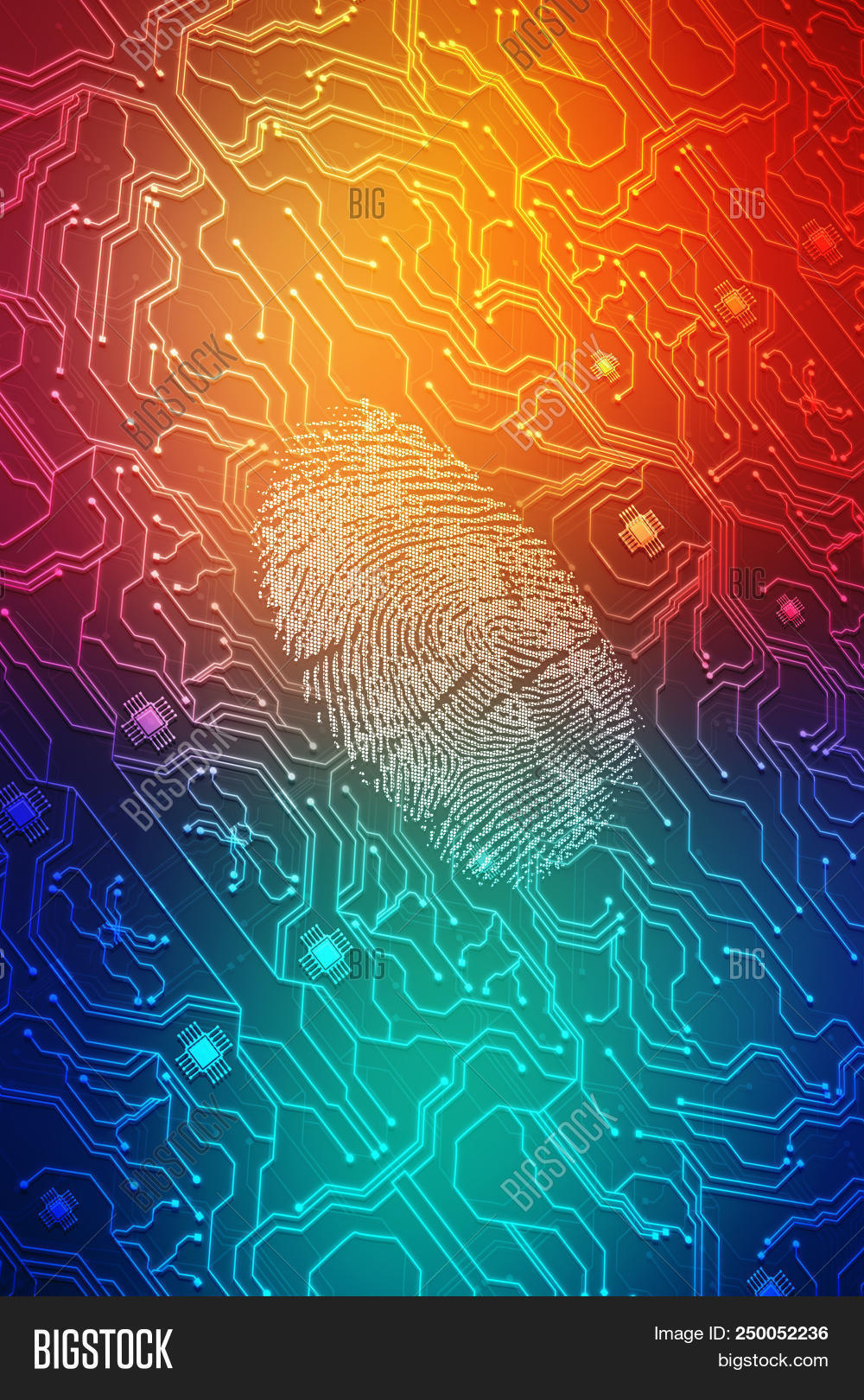 Fingerprint Integrated Image & Photo (Free Trial) | Bigstock