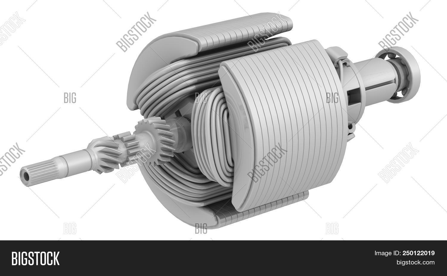 Rotor Electric Motor. Image & Photo (Free Trial) | Bigstock