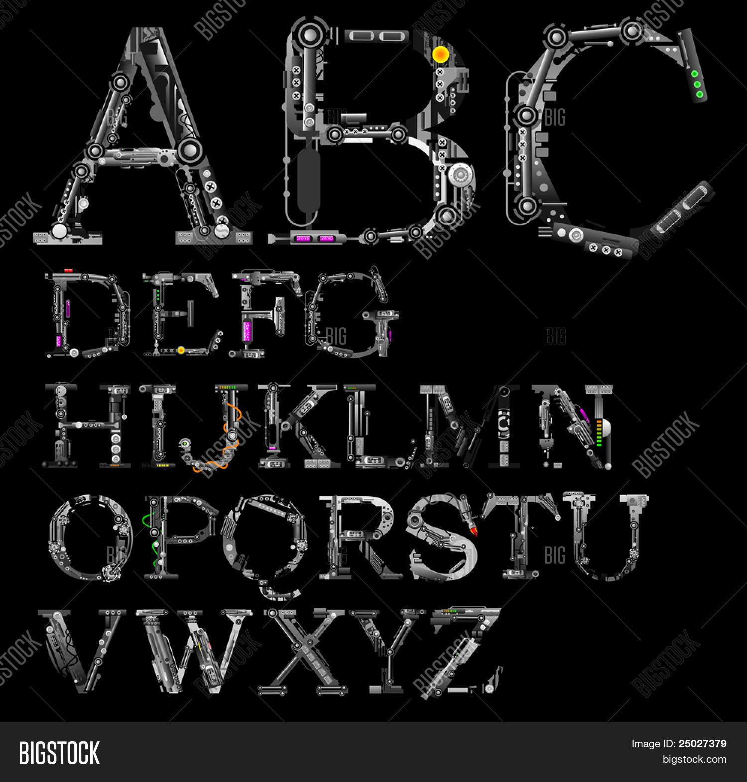 Very Detailed Cyber- Vector & Photo (Free Trial) | Bigstock