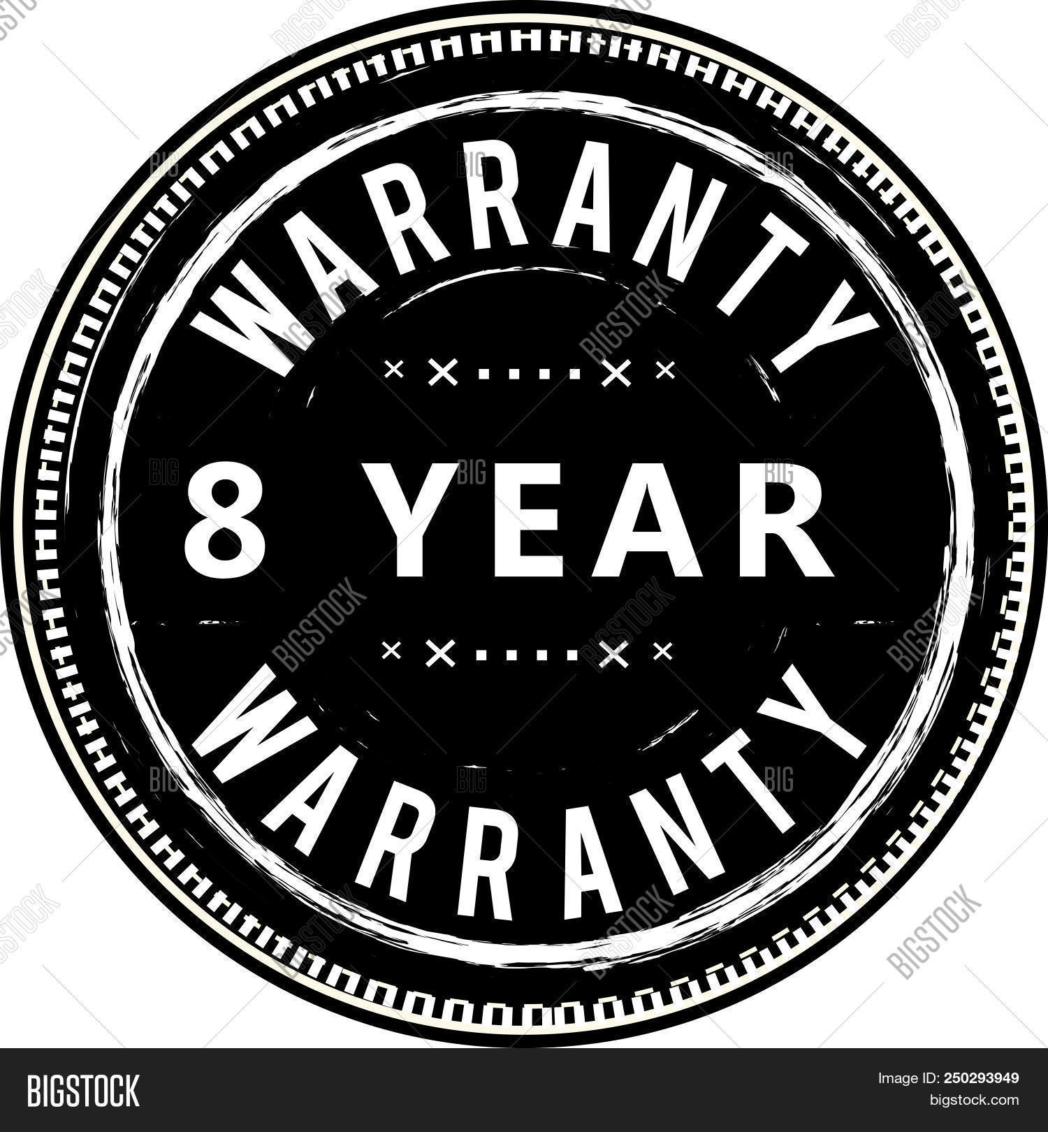 8 Years Warranty Icon Vector & Photo (Free Trial) | Bigstock