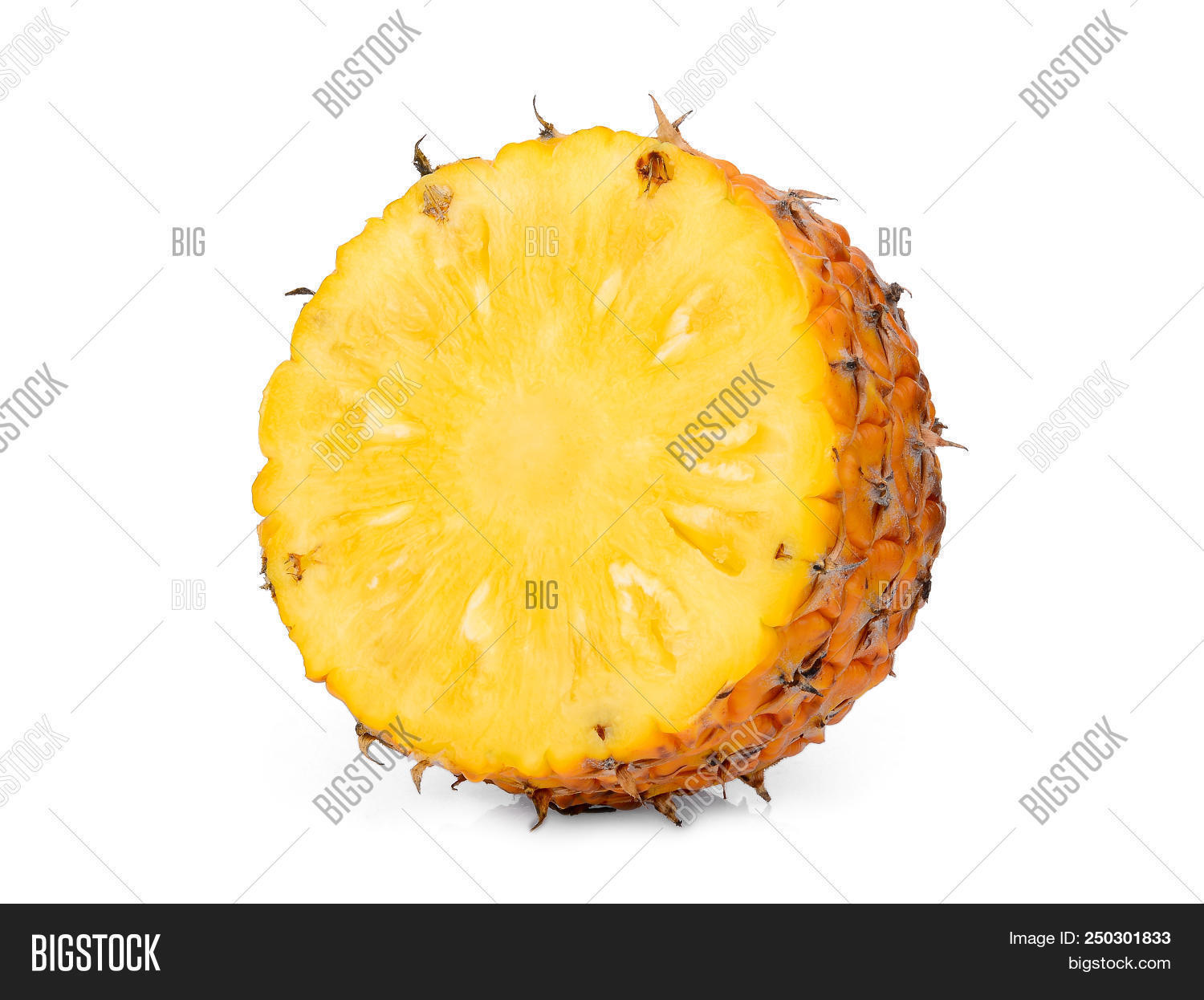 Half Cut Pineapple Image & Photo (Free Trial) | Bigstock