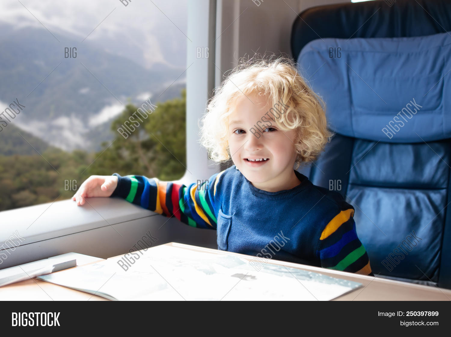 Kids Travel By Train. Image & Photo (Free Trial) | Bigstock