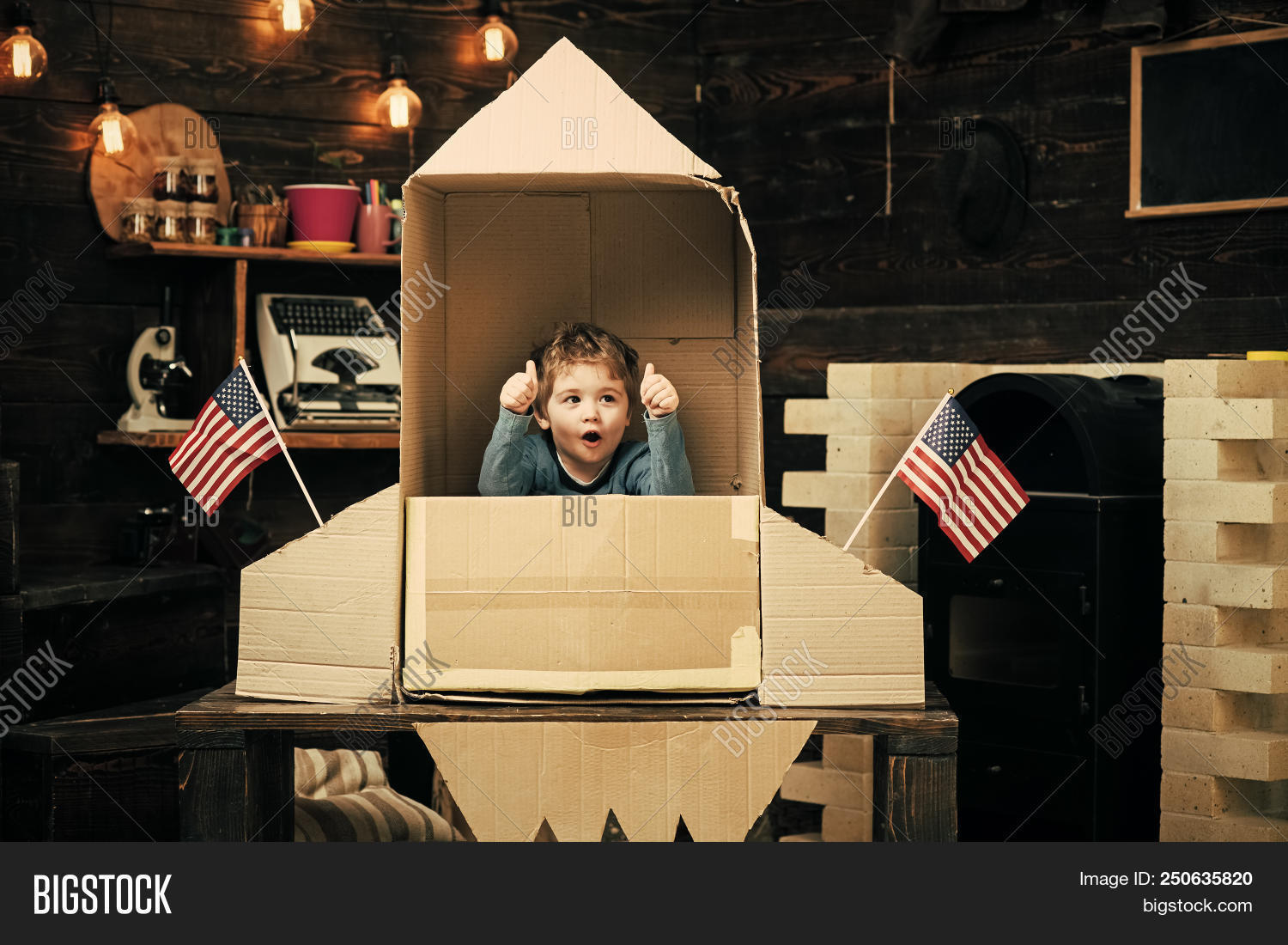 Boy Play Rocket, Image & Photo (Free Trial) | Bigstock