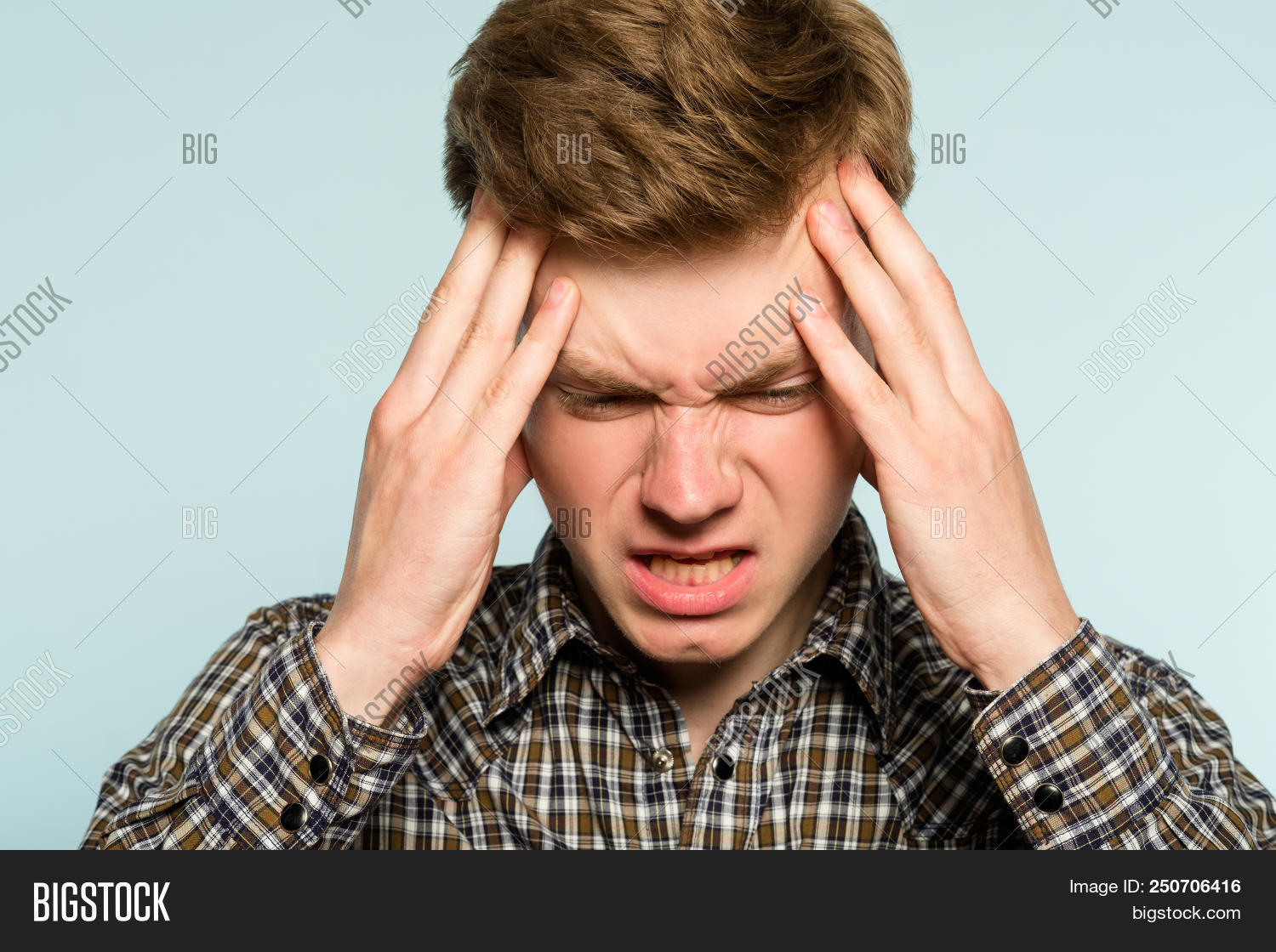 Headache Migraine. Man Image & Photo (Free Trial) | Bigstock