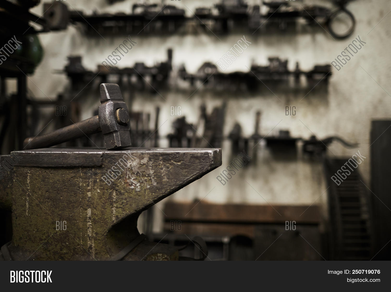 Heavy Hammer On Iron Image & Photo (Free Trial) | Bigstock