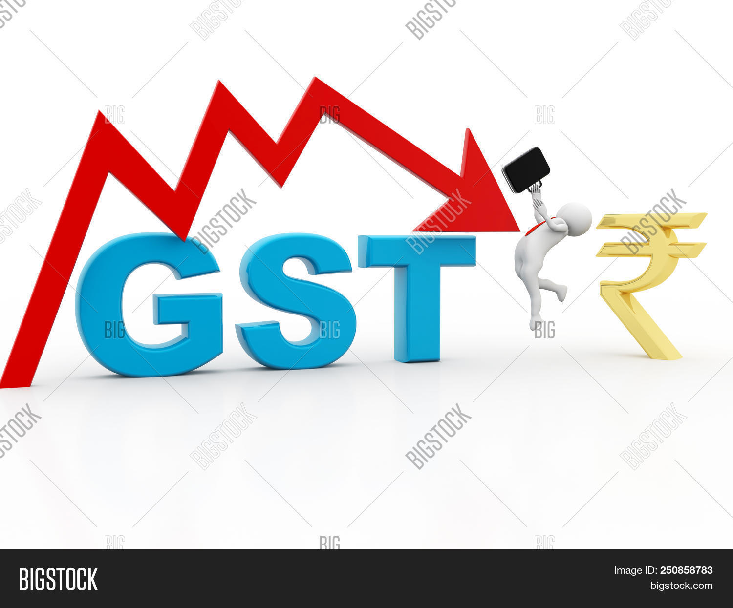 3d Illustration Gst Image & Photo (Free Trial) | Bigstock