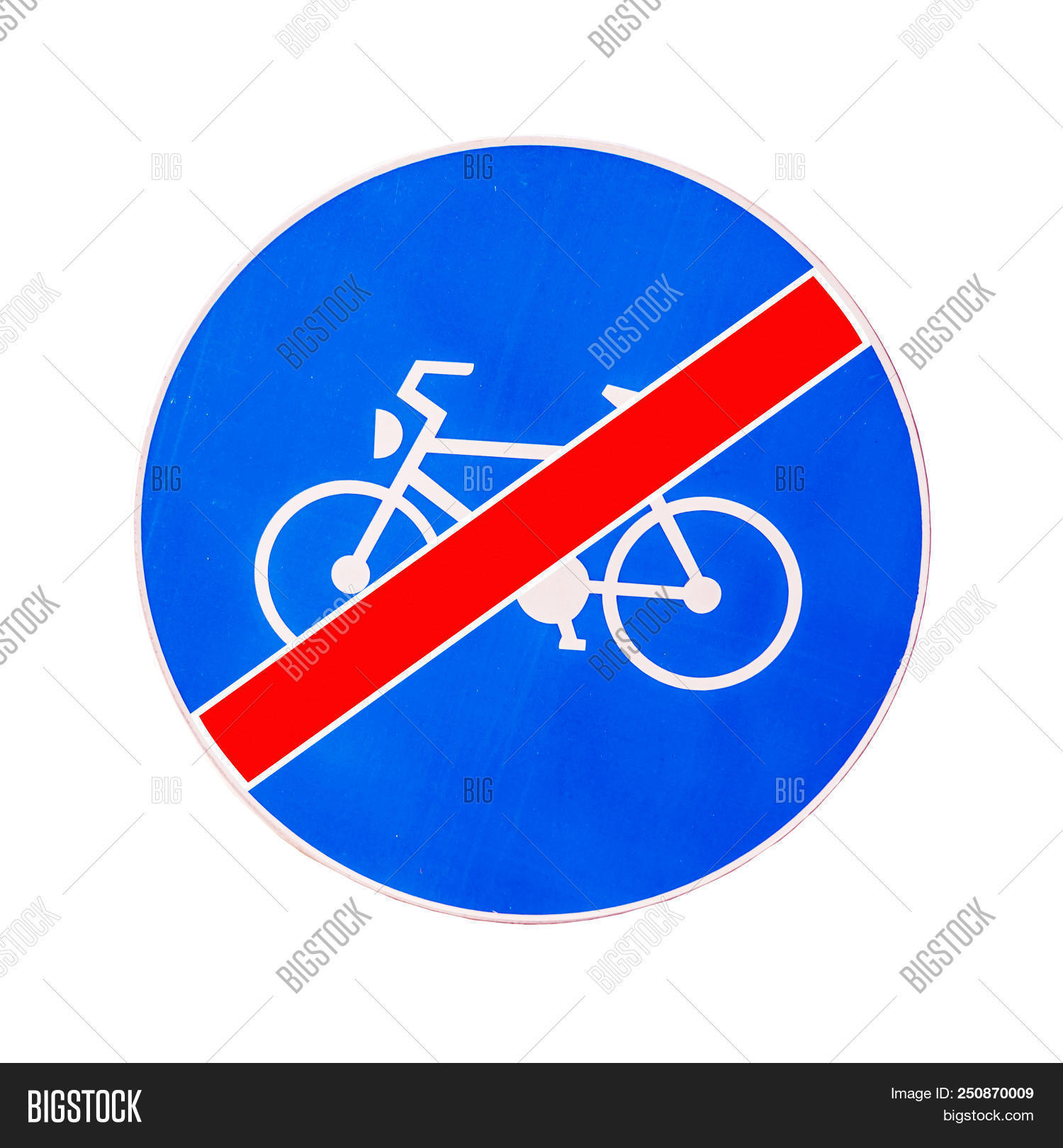 Road Sign End Bicycle Image & Photo (Free Trial) | Bigstock