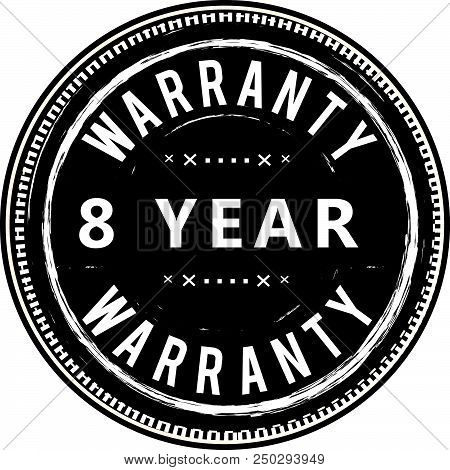 8 Years Warranty Icon Vector & Photo (Free Trial) | Bigstock