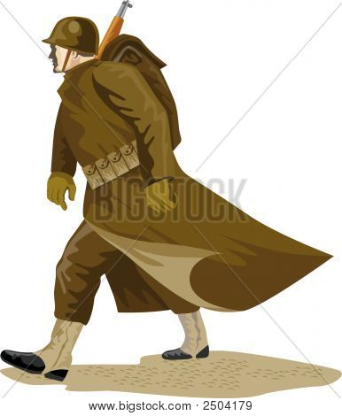Soldier Marching Full Vector & Photo (Free Trial) | Bigstock