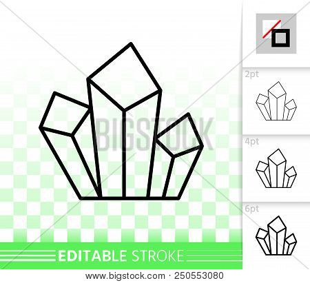 Emerald Crystal Thin Vector & Photo (Free Trial) | Bigstock