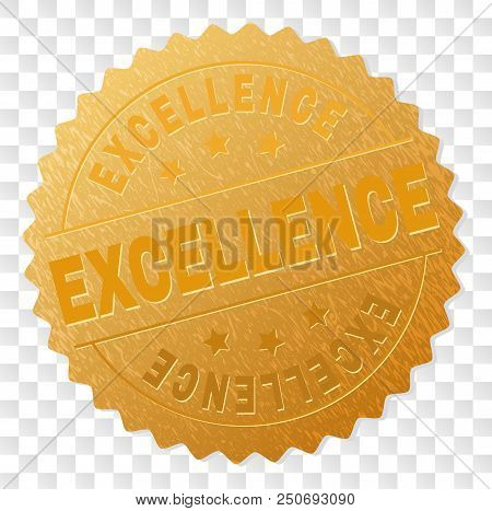 Excellence Gold Stamp Vector & Photo (Free Trial) | Bigstock