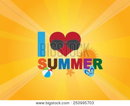 Love Summer Text Vector & Photo (Free Trial) | Bigstock