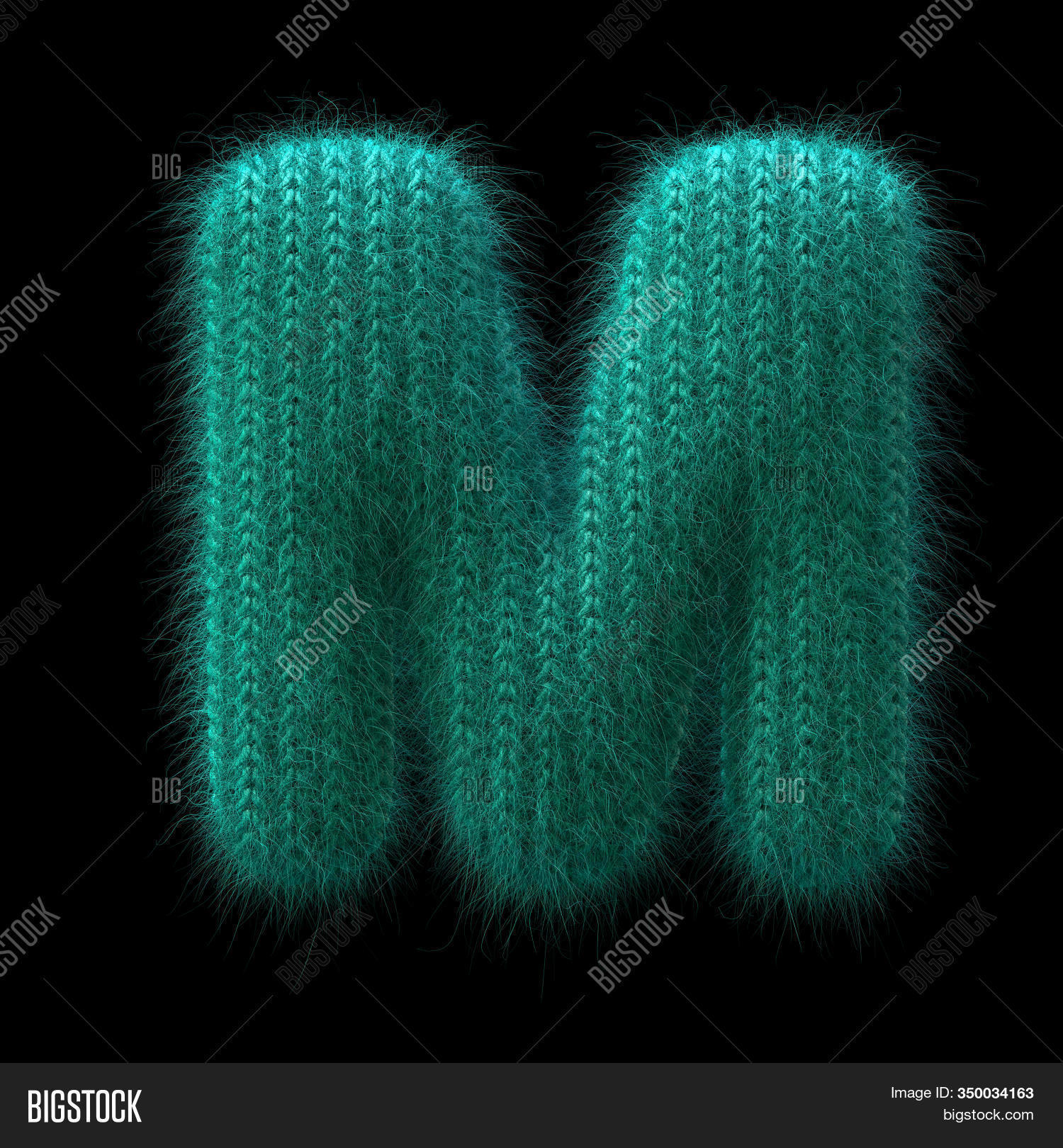 Wool Letter M - Upper- Image & Photo (Free Trial) | Bigstock