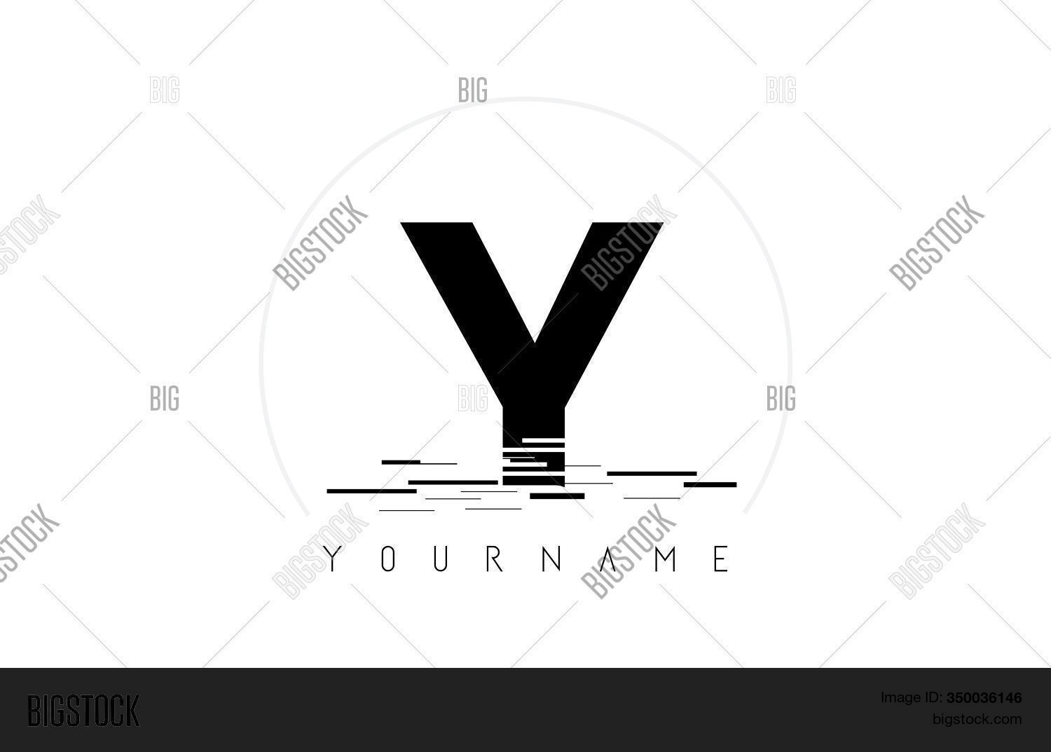 Y Black Letter Logo Vector & Photo (Free Trial) | Bigstock