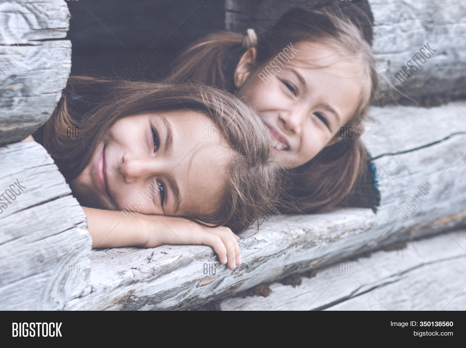 Children Peep Out Image & Photo (Free Trial) | Bigstock