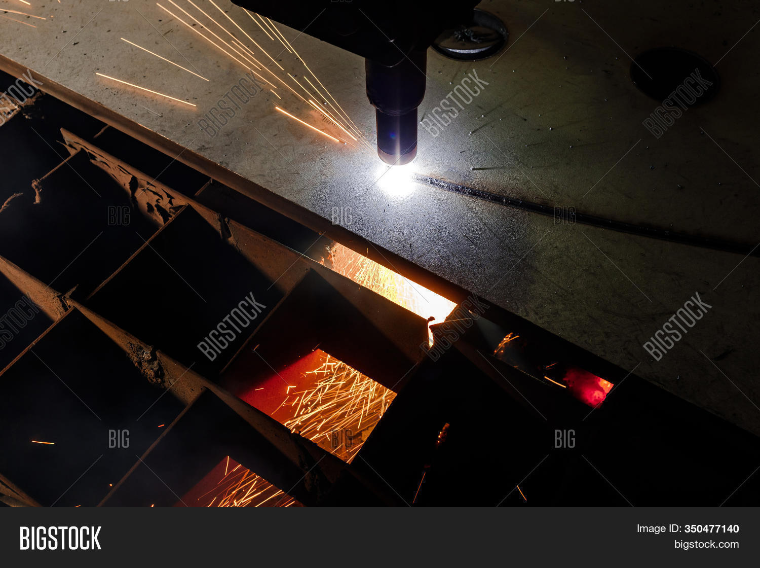 Plasma Cutting Metal Image & Photo (Free Trial) | Bigstock