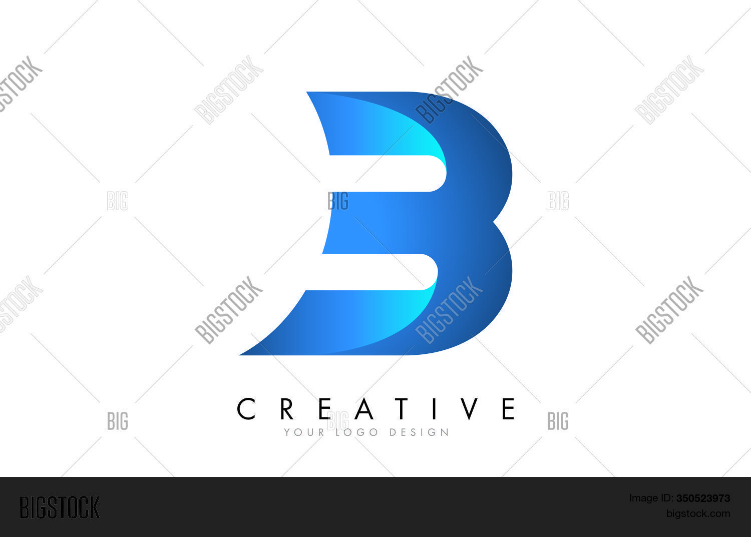 B Letter Logo Design Vector & Photo (Free Trial) | Bigstock