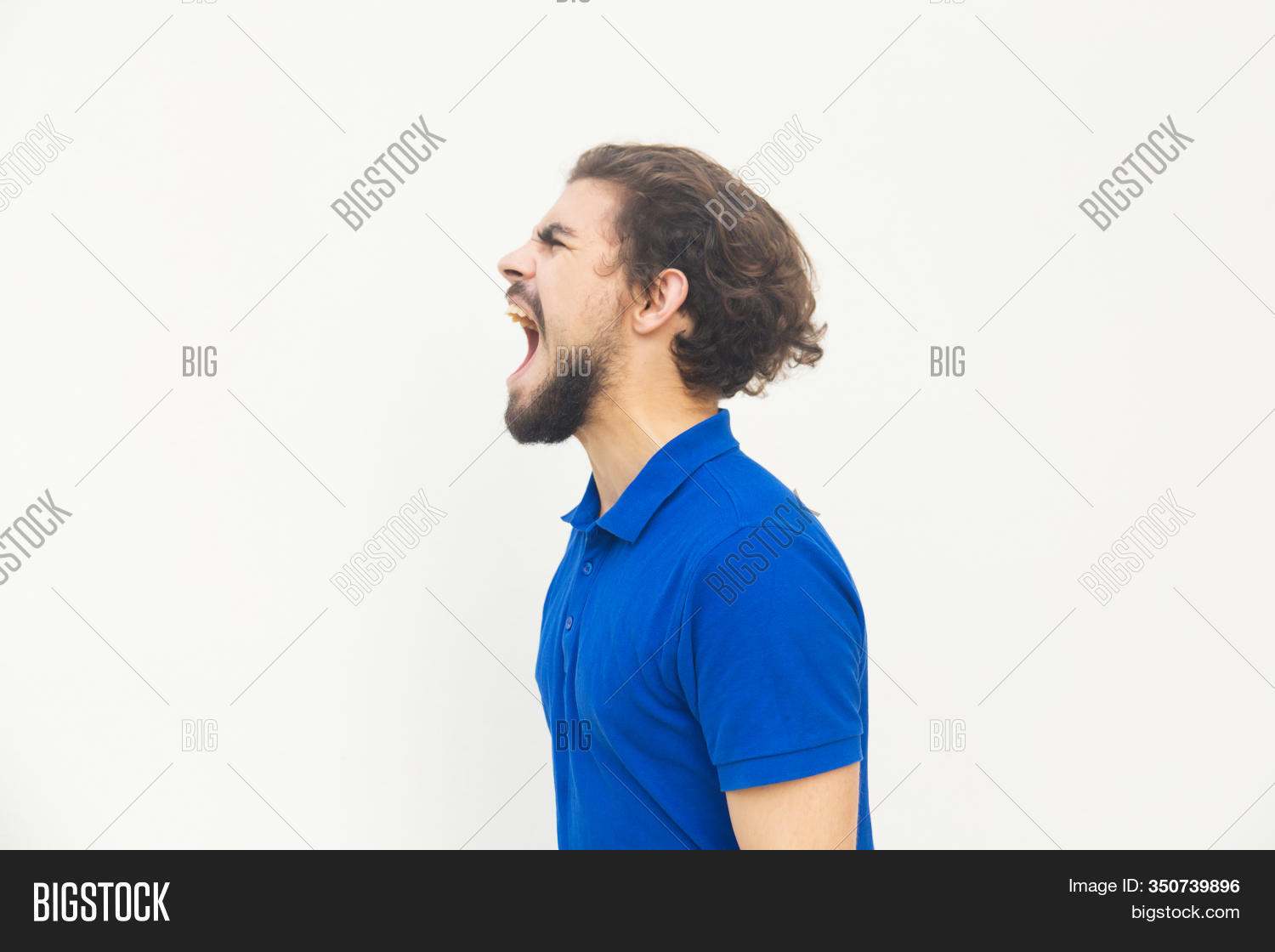 Side View Angry Young Image & Photo (Free Trial) | Bigstock