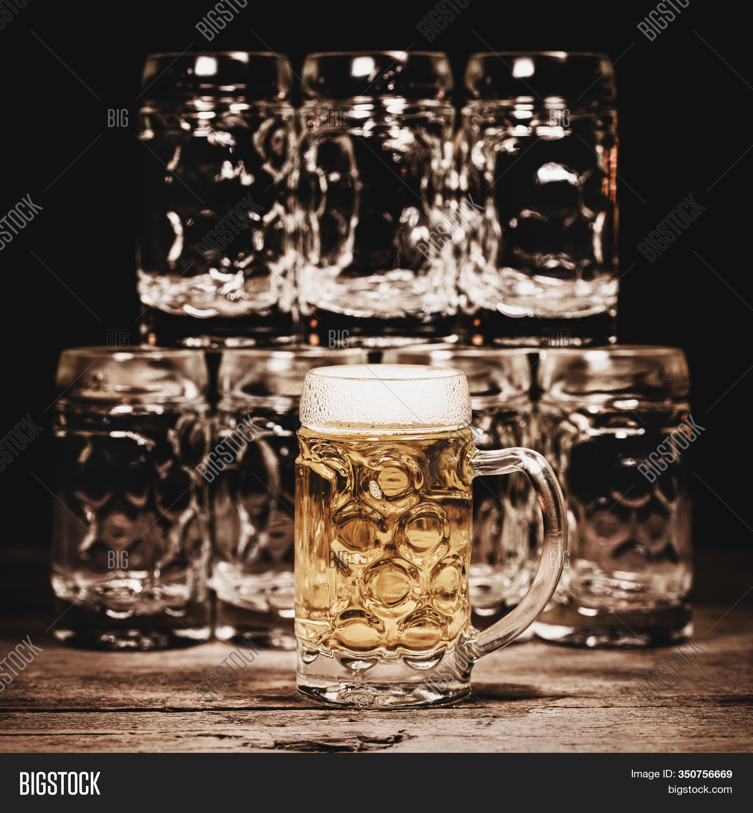 Beer Glasses Jugs On Image & Photo (Free Trial) | Bigstock