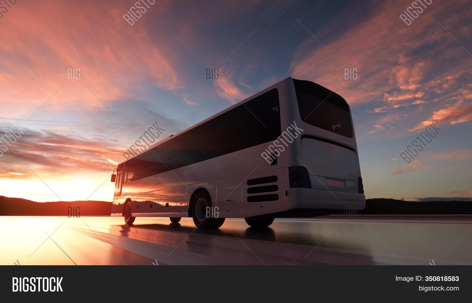 Tourist Bus Driving On Image & Photo (Free Trial) | Bigstock