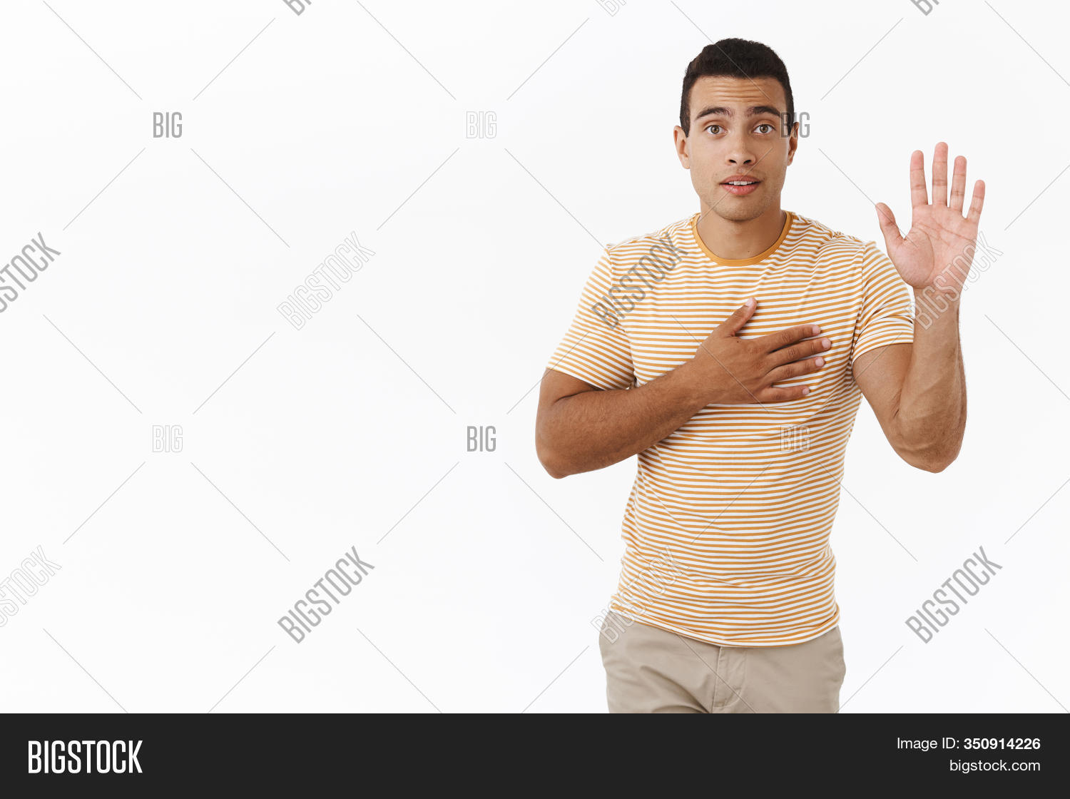 Man Pleading With Hands