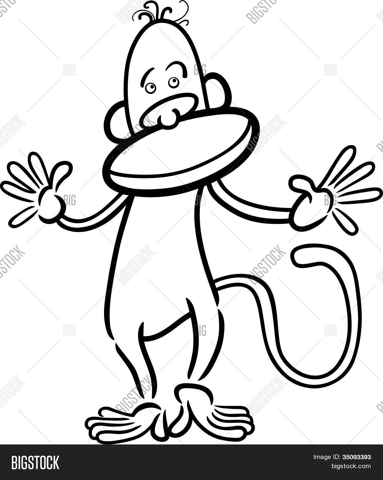 Monkey Cartoon Vector & Photo (Free Trial) | Bigstock