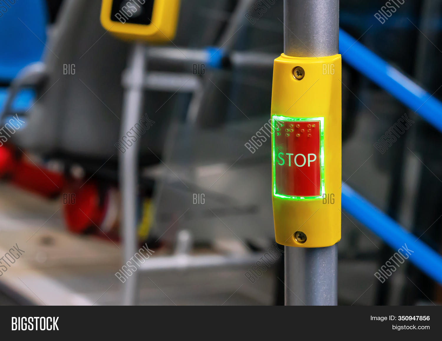 Red Stop Button Public Image & Photo (Free Trial) | Bigstock