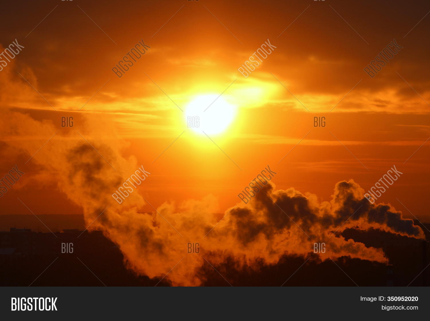 Red Sun Sunset Dawn Image & Photo (Free Trial) | Bigstock