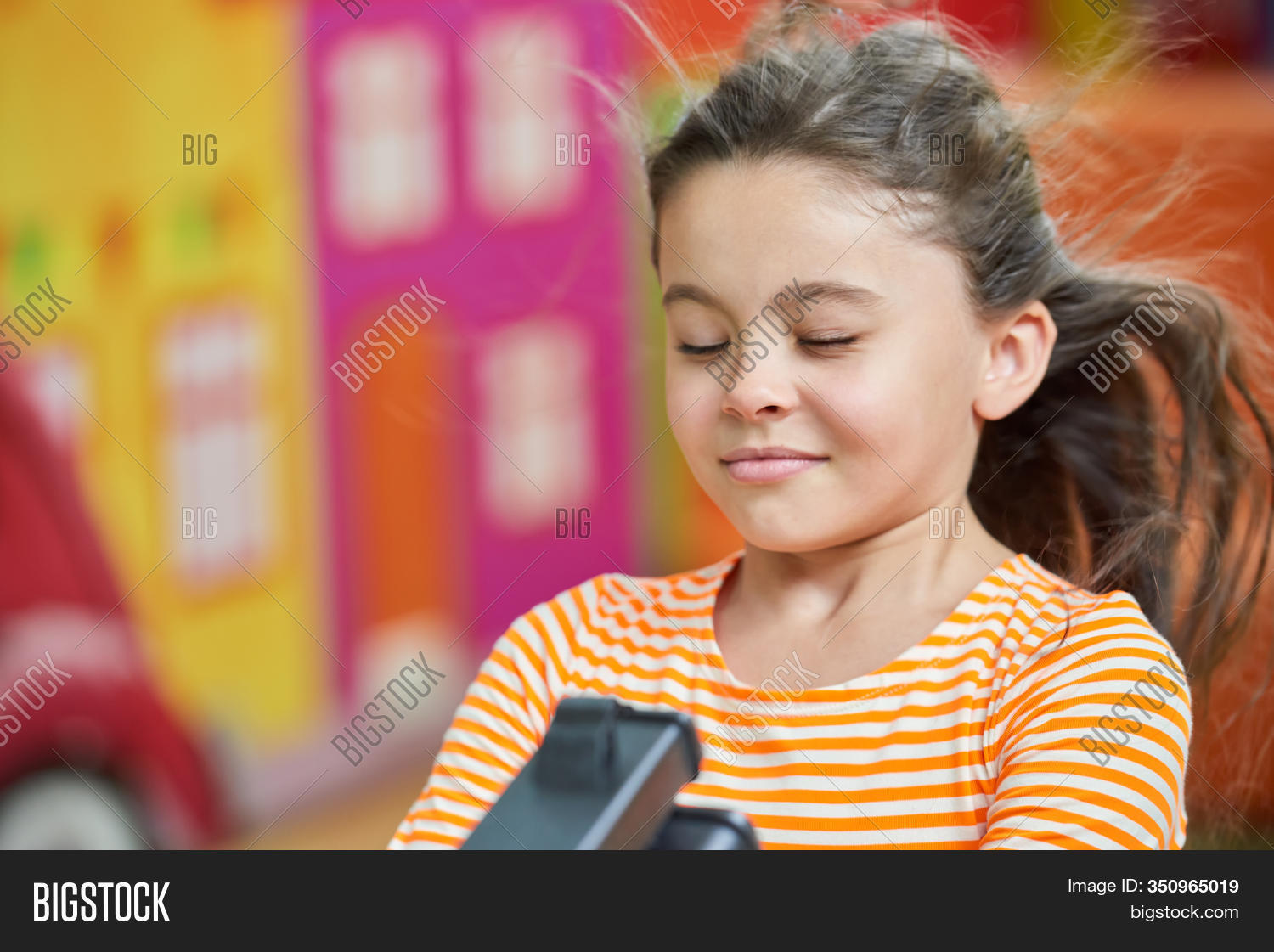 Little Girl Closed Image & Photo (Free Trial) | Bigstock